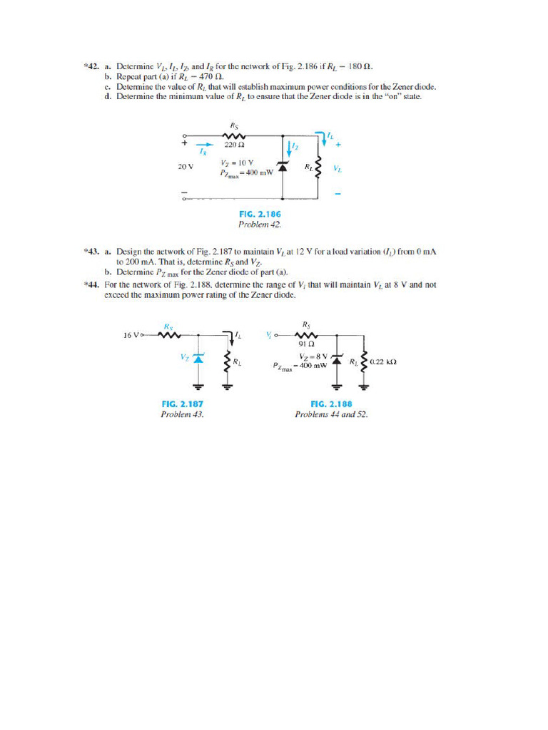 Assignment on Zener Diode | PDF