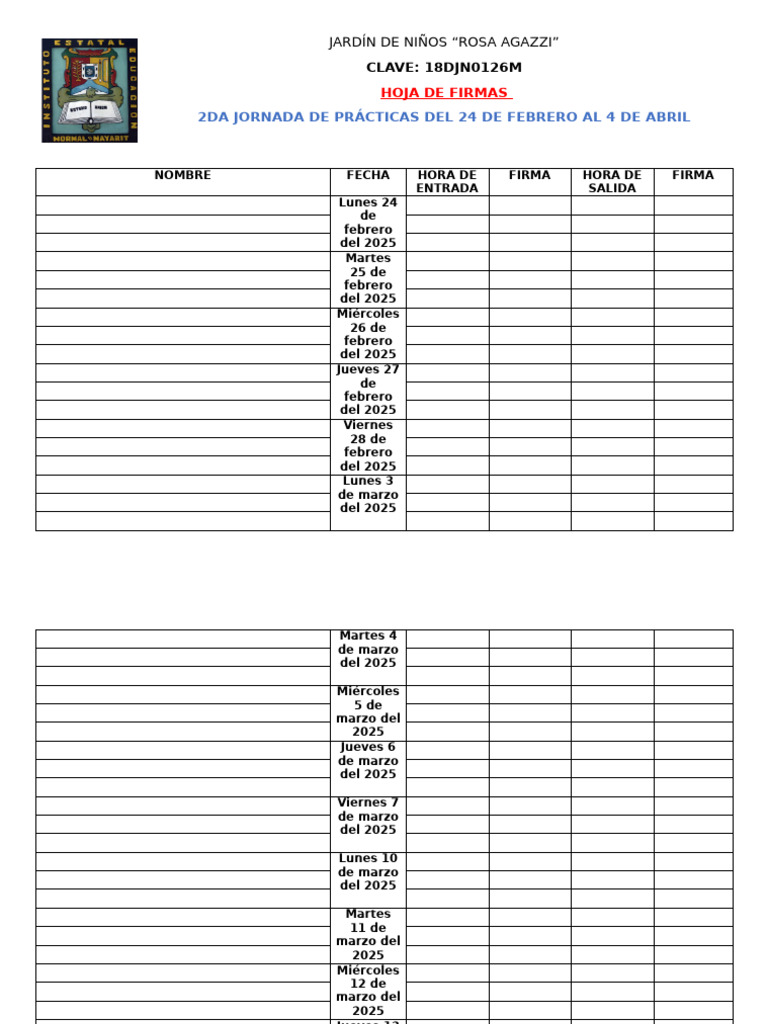 Hoja de Firmas | PDF
