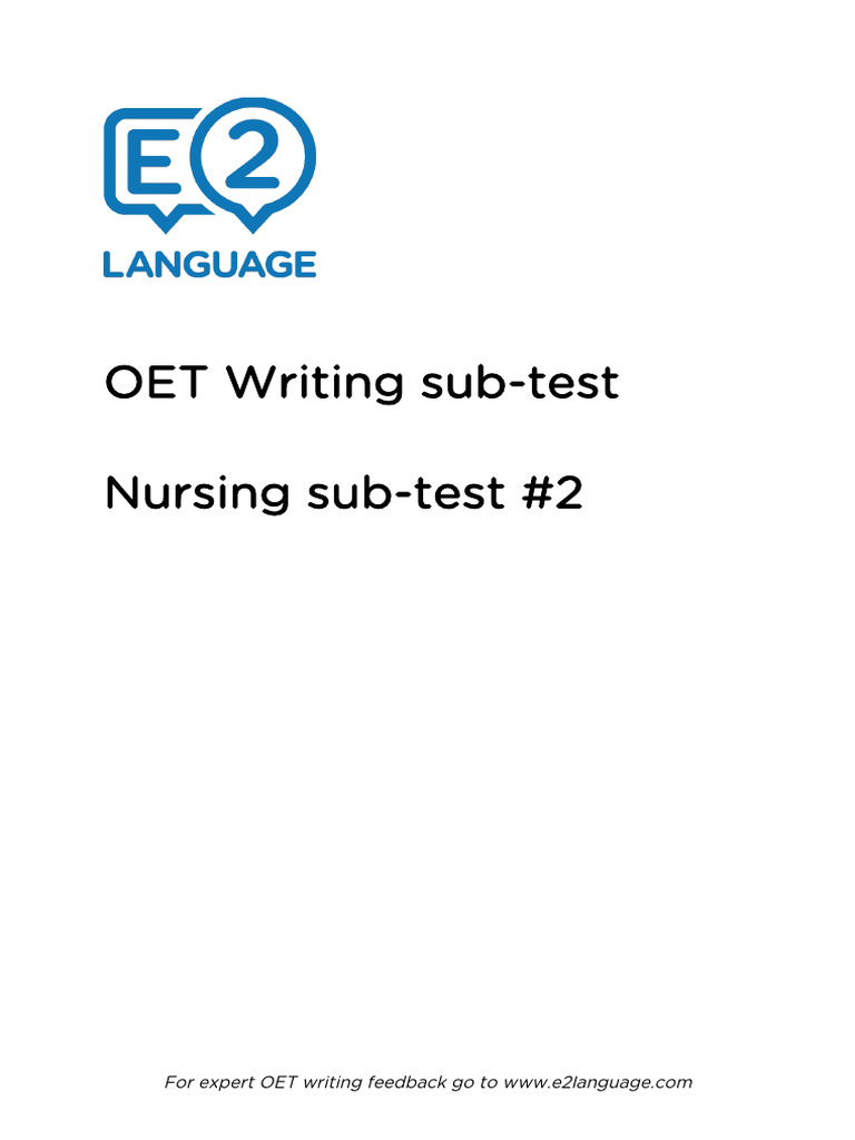 E2 Writing Subtest Almari | PDF | Human Diseases And Disorders | Health ...
