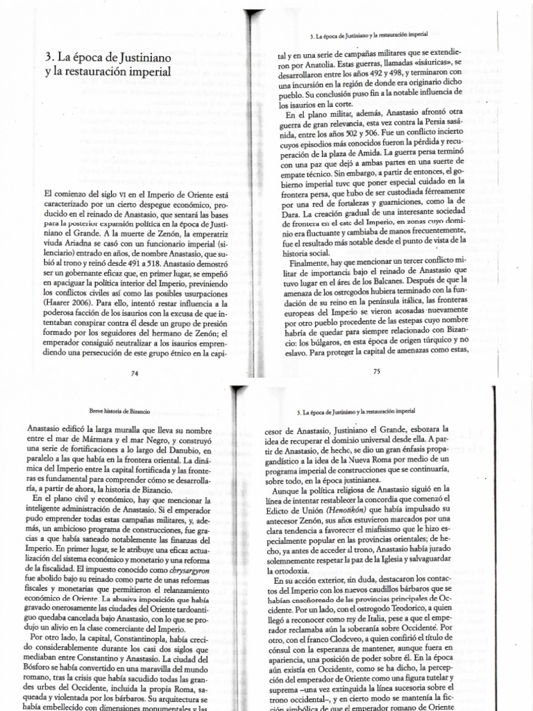 La época de Justiniano y su legado | PDF | Justiniano I | Antigüedad tardía