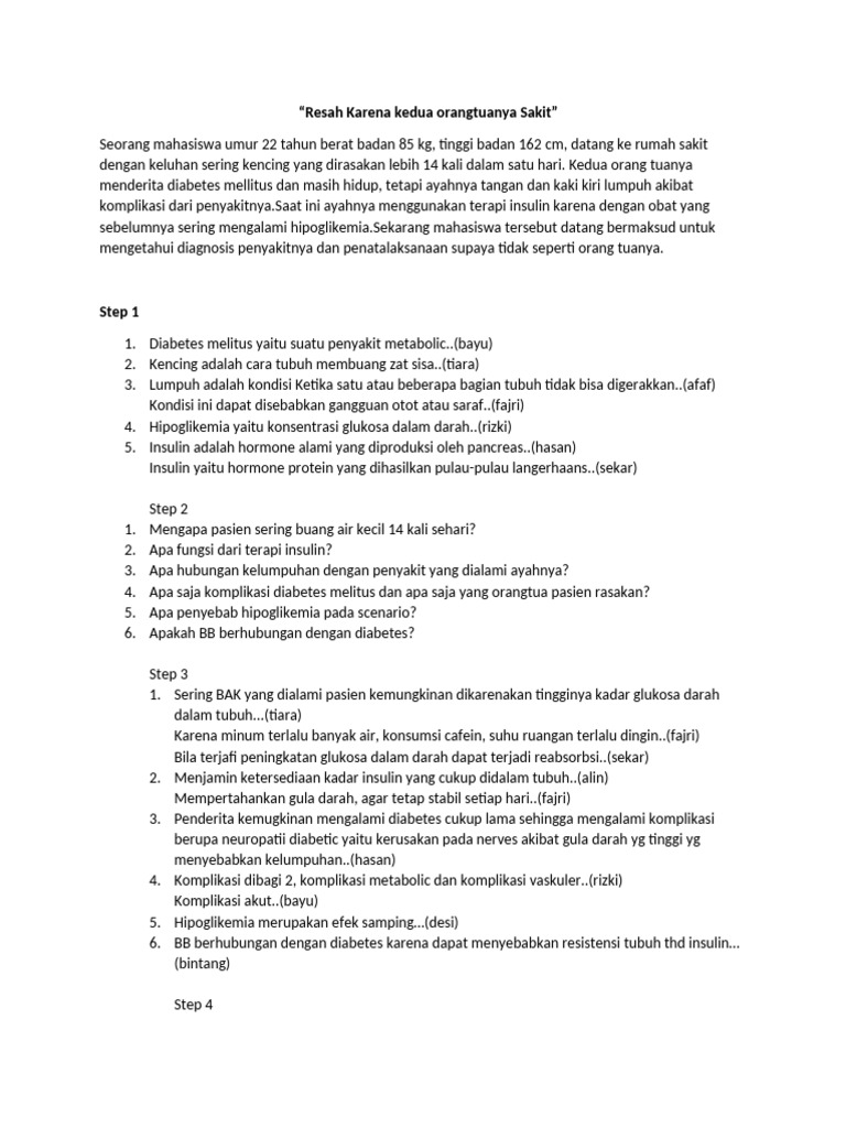 Notulensi Skenario 3 | PDF