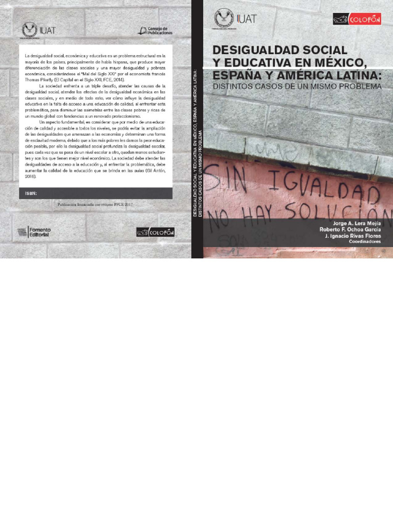LIBRO DESIGUALDAD SOCIAL Y EDUCATIVA EN MEXICO ESPANA Y A. LATINA. Ok | PDF | Discriminación y ...
