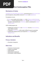COCP Counselling OSCE Checklist | PDF | Combined Oral Contraceptive ...