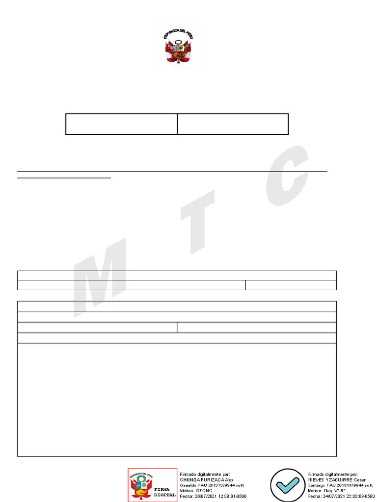 Telo System - TRFM50319 - Suce 2021282825 | PDF | Telecomunicaciones ...