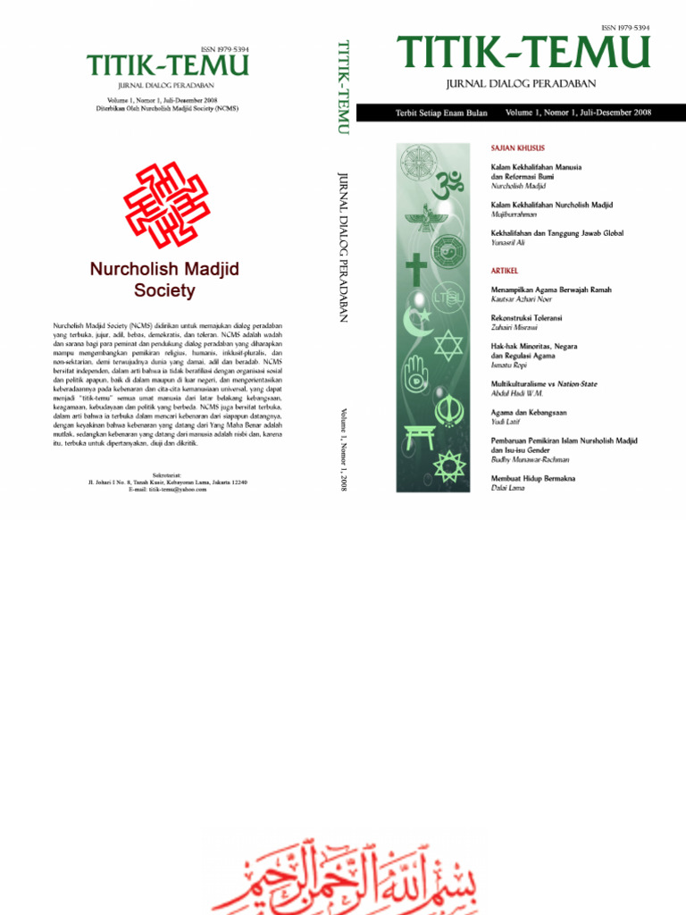 Titik Temu Vol 1 No 1 | PDF