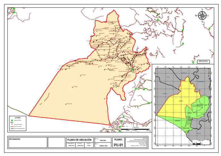 Plano de Ubicacion OLMOS | PDF