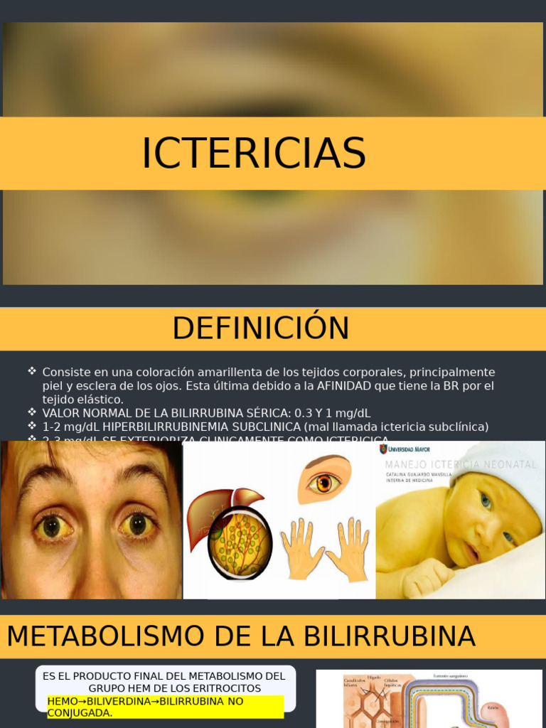 ictericia | PDF | Especialidades Medicas | Medicina CLINICA