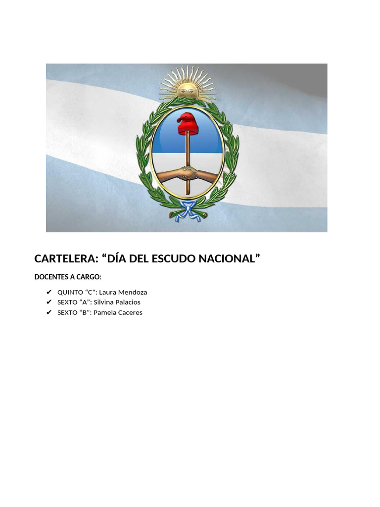 12-3 DÍA DEL ESCUDO NACIONAL (1) | PDF | Argentina