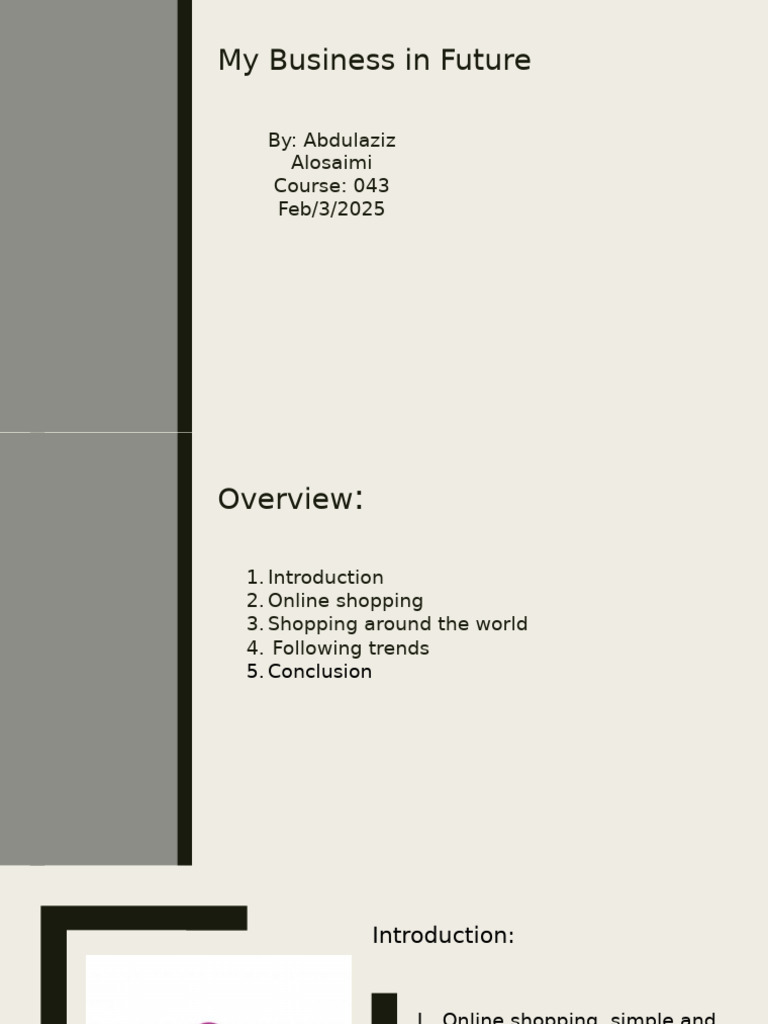 Presentation, Intermediate One | PDF