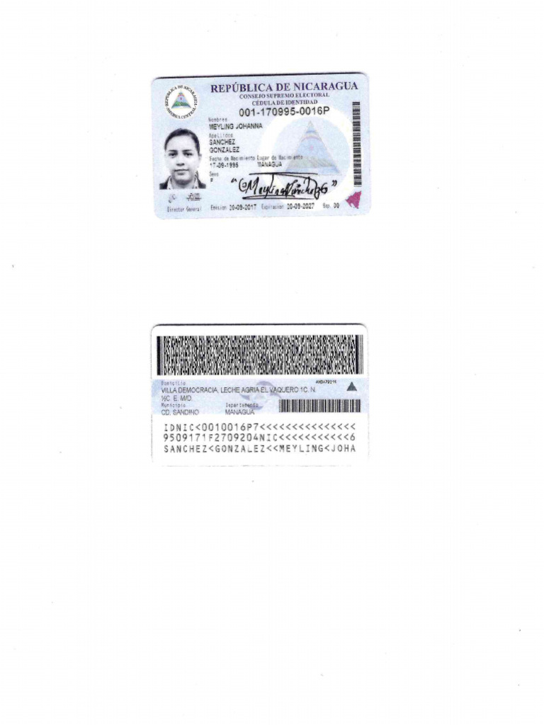 Cedula Meyling | PDF