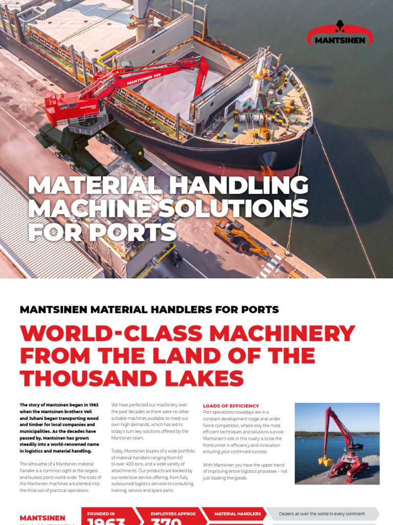MANTSINEN Satamasegmentti EN Web | PDF | Crane (Machine) | Engines