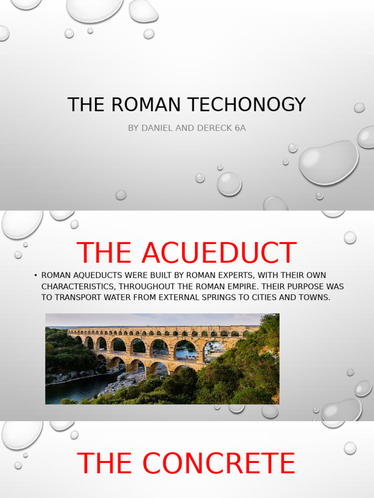 The Roman Techonogy | PDF