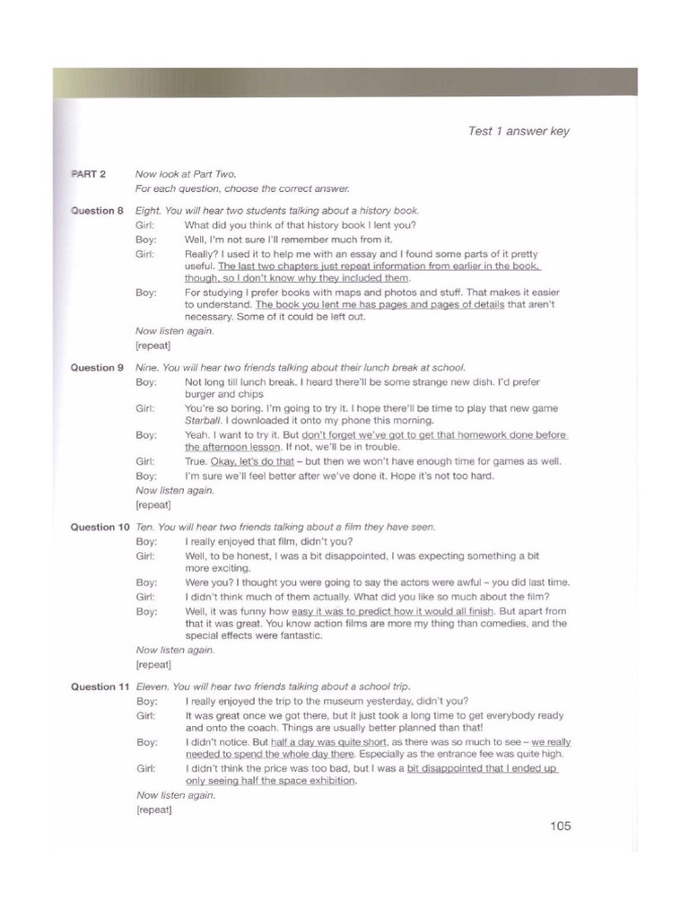 b1 Preliminary For Schools 1 With Answers Authentic Practice | PDF