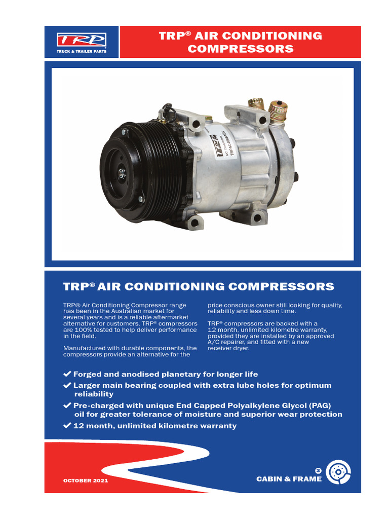FAB - TRP - Air Conditioning Compressors (102021) | PDF
