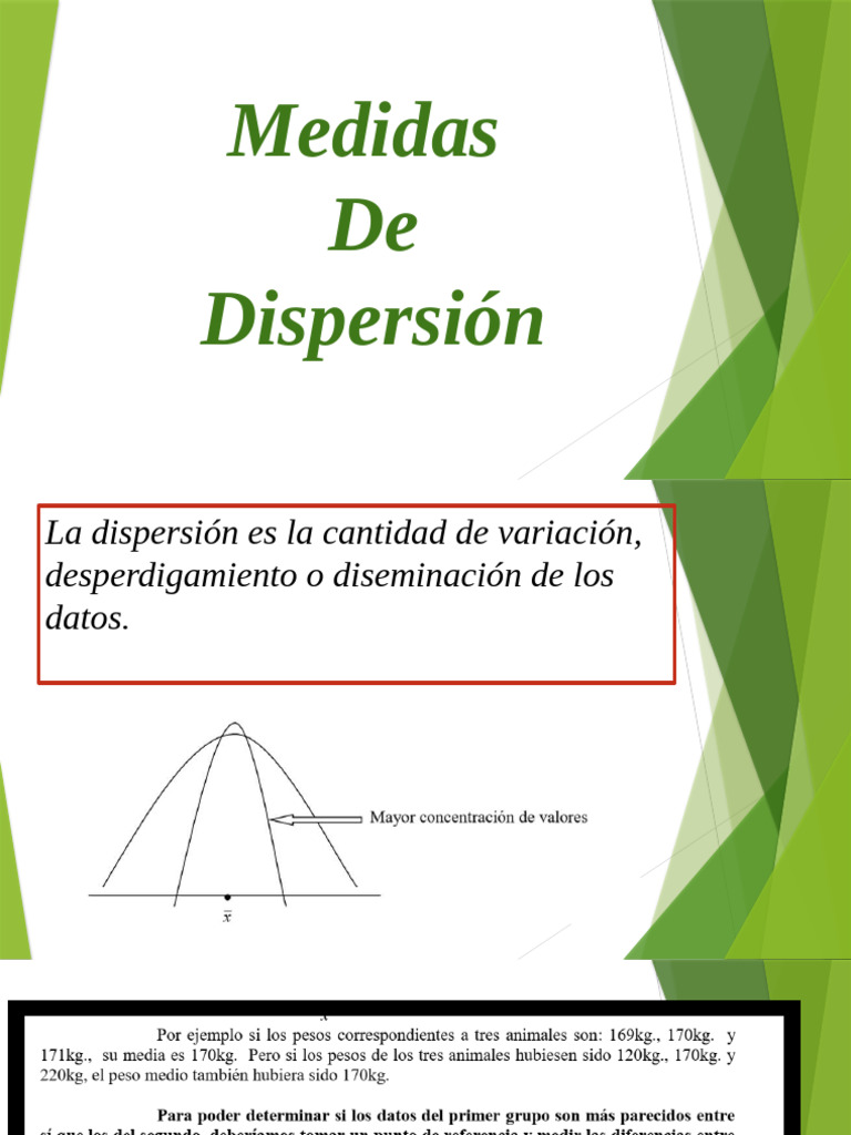 Medidas de Dispersión | PDF