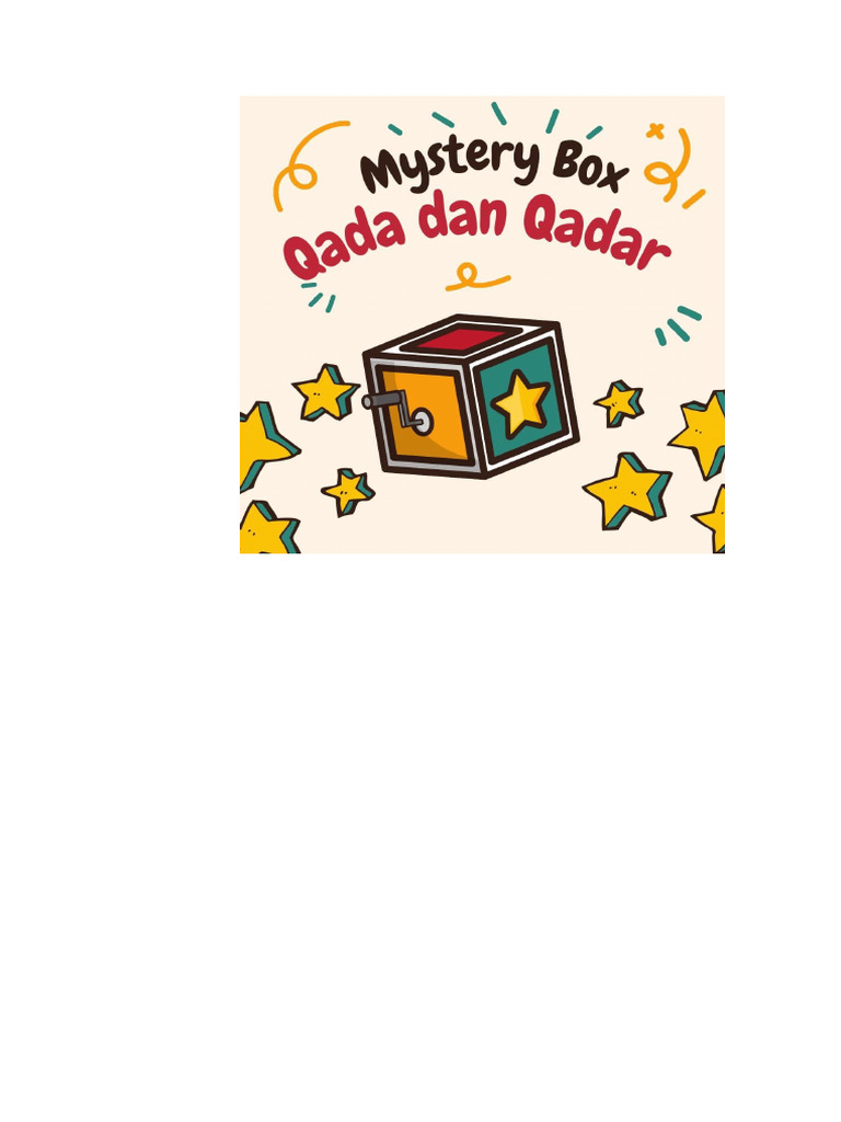 Gambar Kotak Qada Dan Qadar | PDF