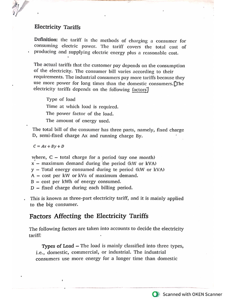 Power Plant Notes | PDF