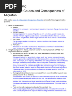 Zelinsky's Migration Transition Theory | PDF | Human Migration | Society