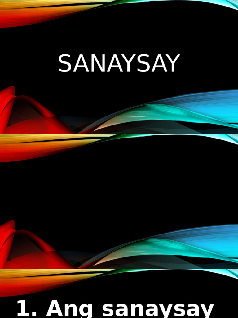 SANAYSAY | PDF