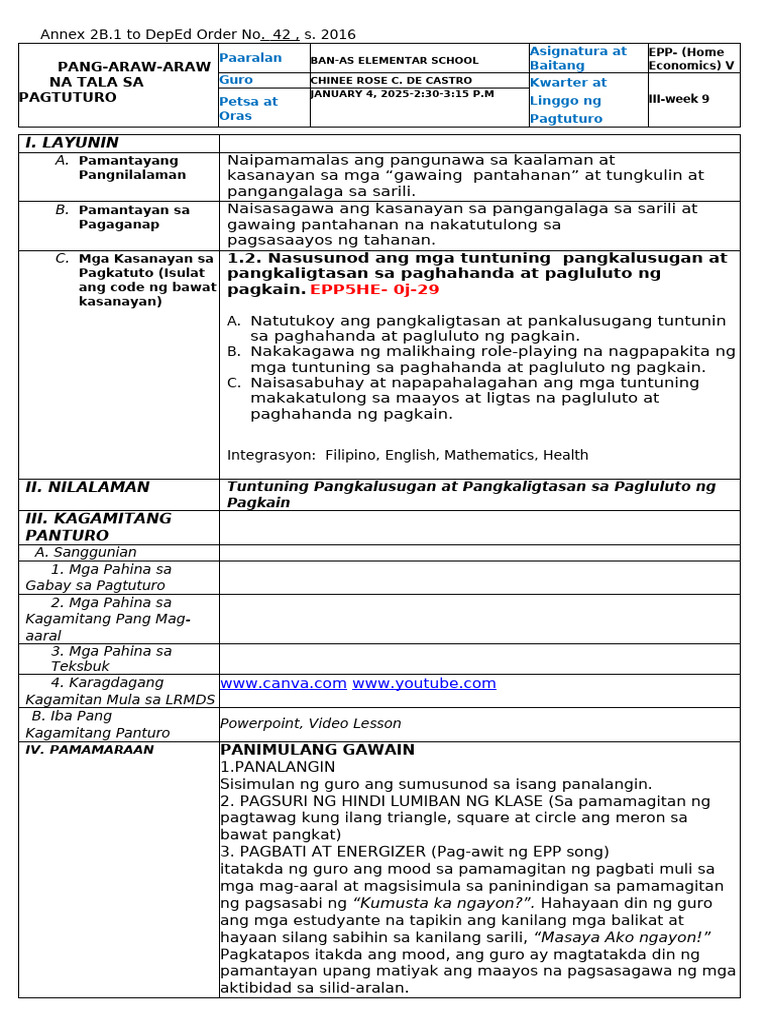 CO3-GRADE-5-EPP-Q3-WEEK-8 | PDF