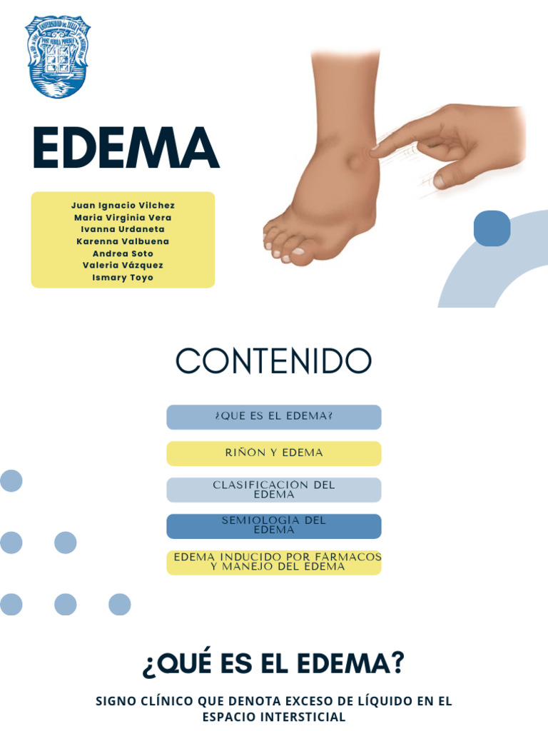 Edema 20241128 201846 0000 | PDF | Edema | Especialidades Medicas
