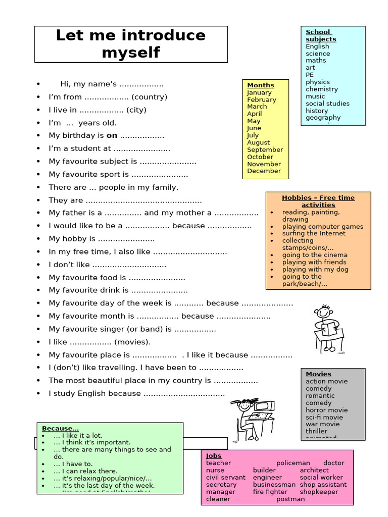 Personal Introduction Template | PDF