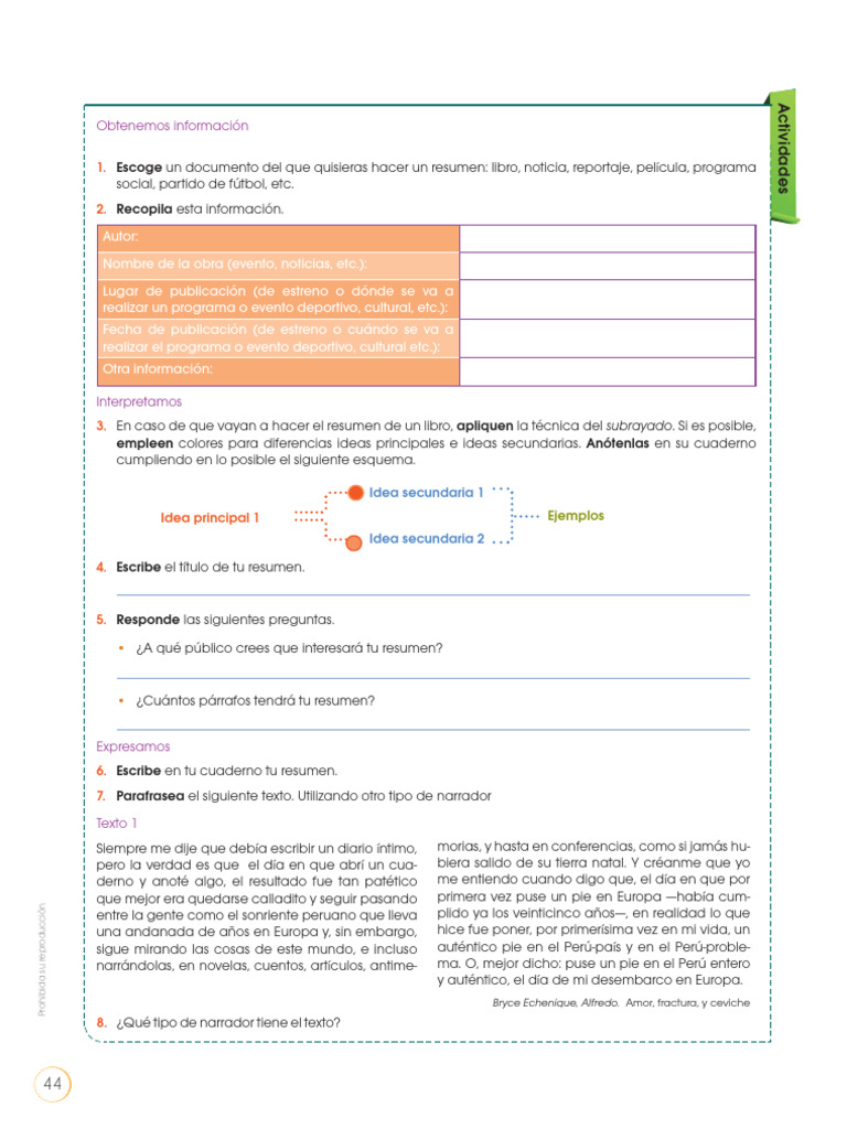 3.° BGU TEXTO DEL ESTUDIANTE LyL-47 | PDF