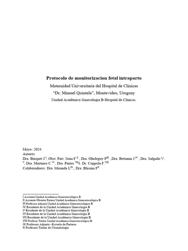 Monitor Eo Fetal Web | PDF | Parto | Feto