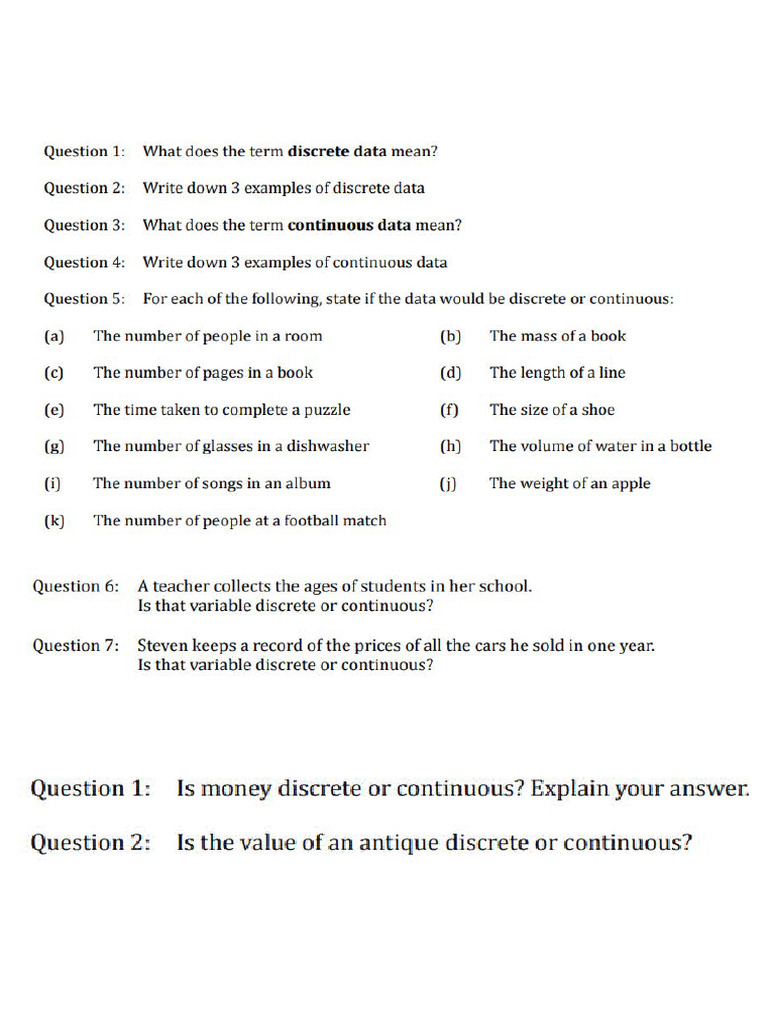 Activity Statistics | PDF