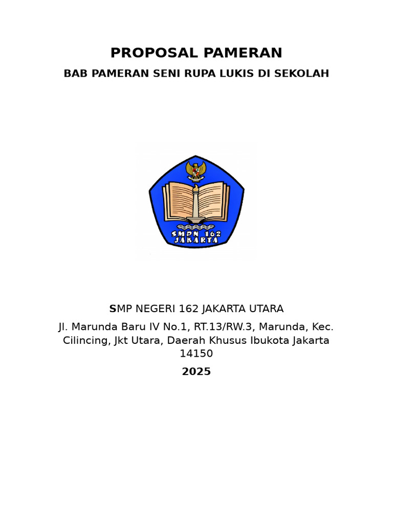 Pameran Seni Rupa di SMPN 162 Jakarta | PDF