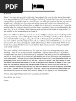My Dear Arthur Letter From Mary | PDF