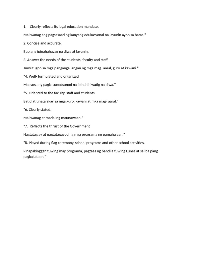 VMGO | PDF