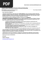 Harvard Acceptance Letter Copy 3 | PDF