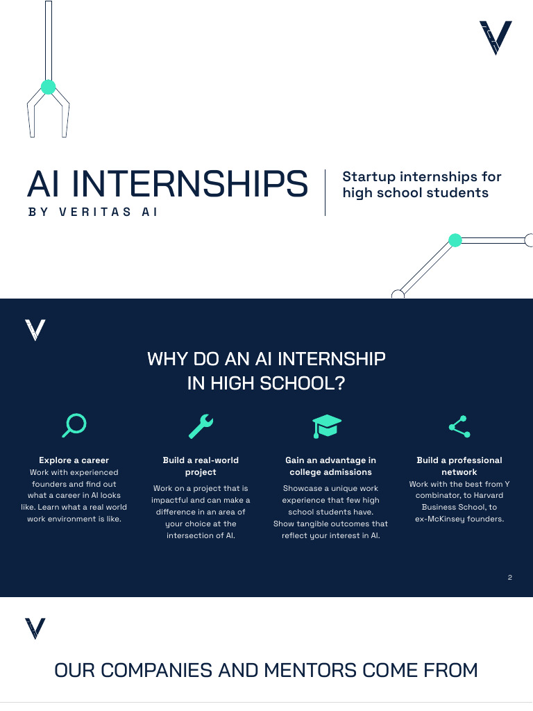 Veritas AI - AI Internship Brochure | PDF | Artificial Intelligence ...