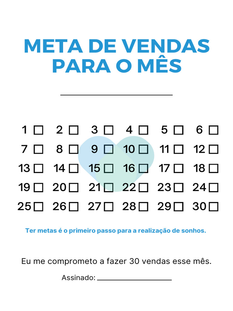 Quadro de Metas | PDF