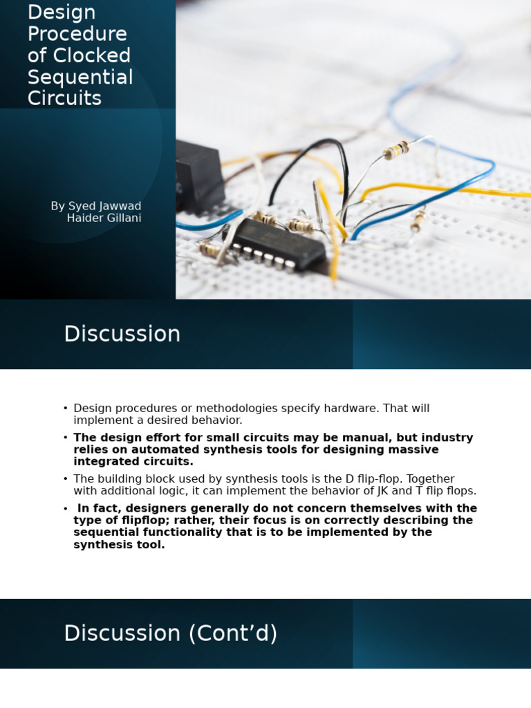 DLD Design of Clocked Sequential Circuits | PDF | Electronic Design | Mathematical Logic