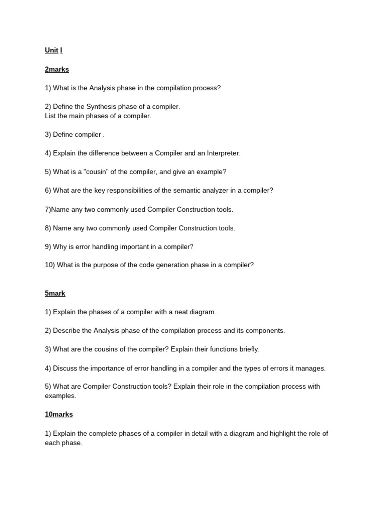 Compiler | PDF | Agile Software Development | Software Development Process