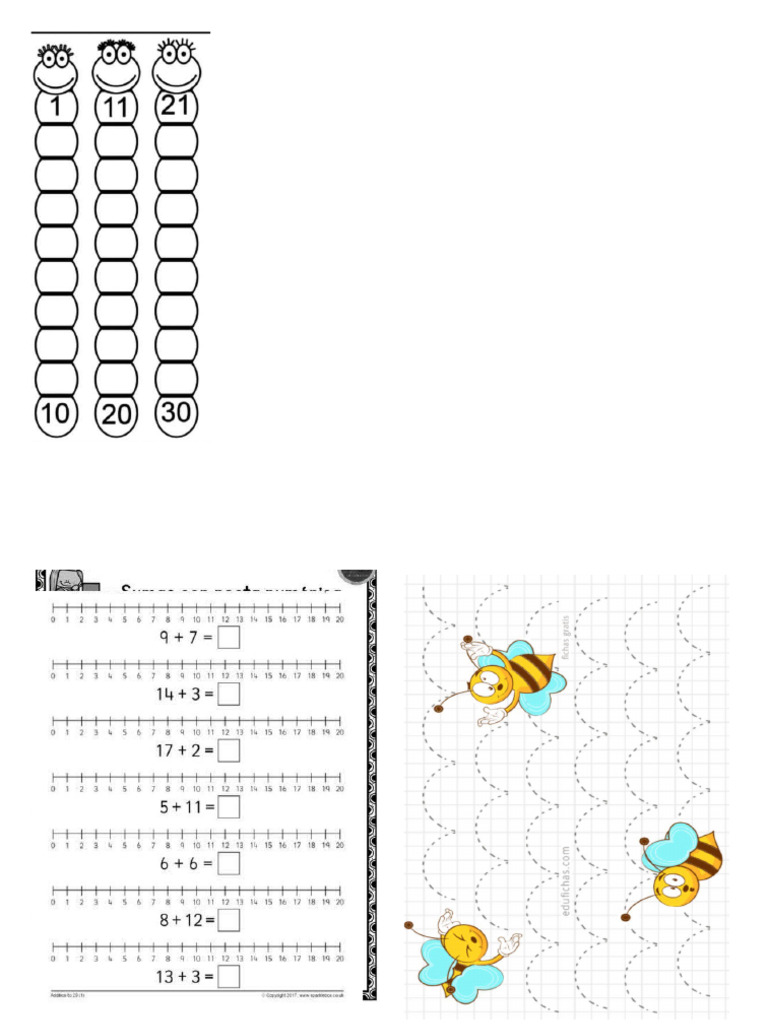Sumas Con Recta y Palabras MPSL | PDF