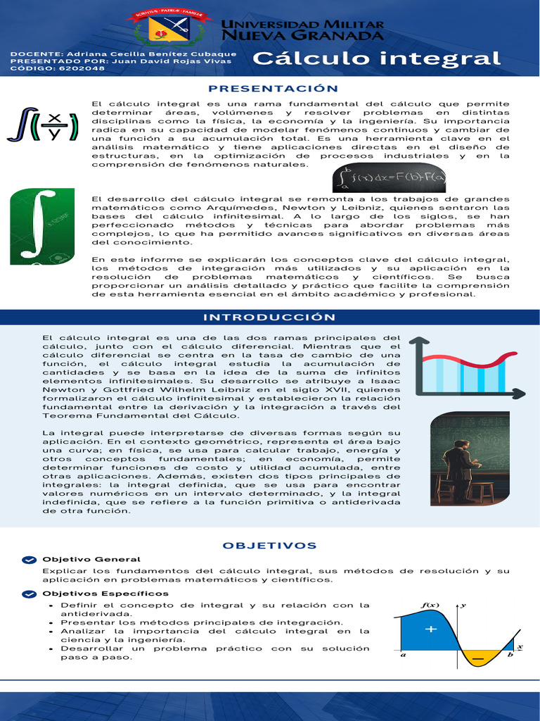 Cálculo Integral 6202048 | PDF | Integral | Matemáticas