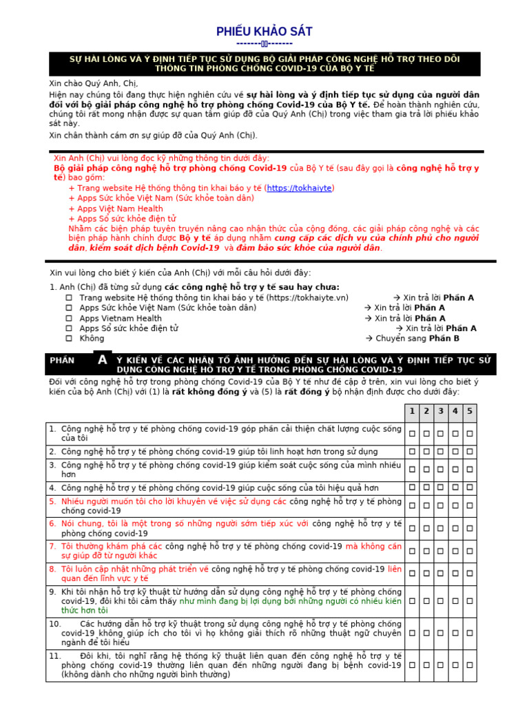 2021 Questionnaire | PDF