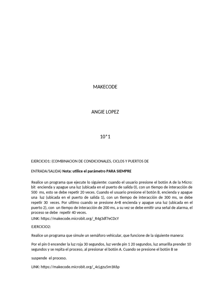 MAKECODE Angie Lopez | PDF
