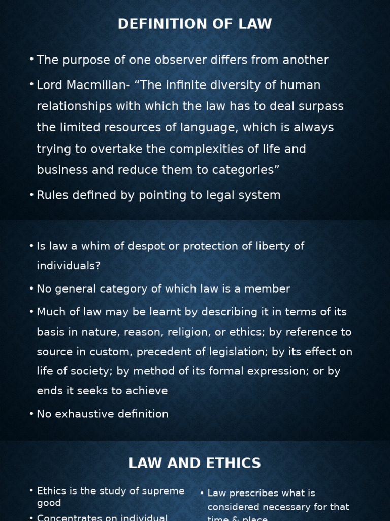 Understanding Law: Definitions and Concepts | PDF | Jurisprudence | Reason