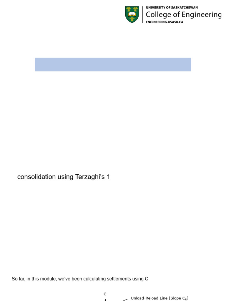 Lecture 16 - Time Rate Consolidation - W Solutions | PDF | Soil ...