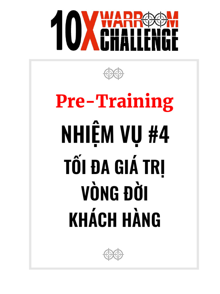 1.4 10X Challenge Workbook - W0M4 | PDF