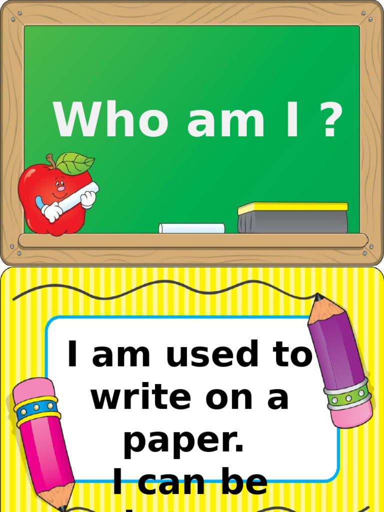 Riddle: What Am I? Classroom Object | PDF