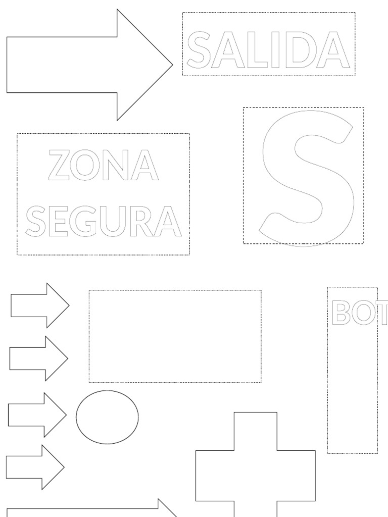 Ficha de Señales de Seguridad | PDF