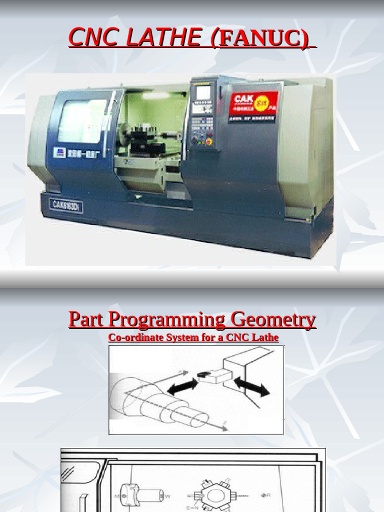 CNC Lathe Programming Guide: FANUC & MTAB | PDF | Numerical Control | Tools
