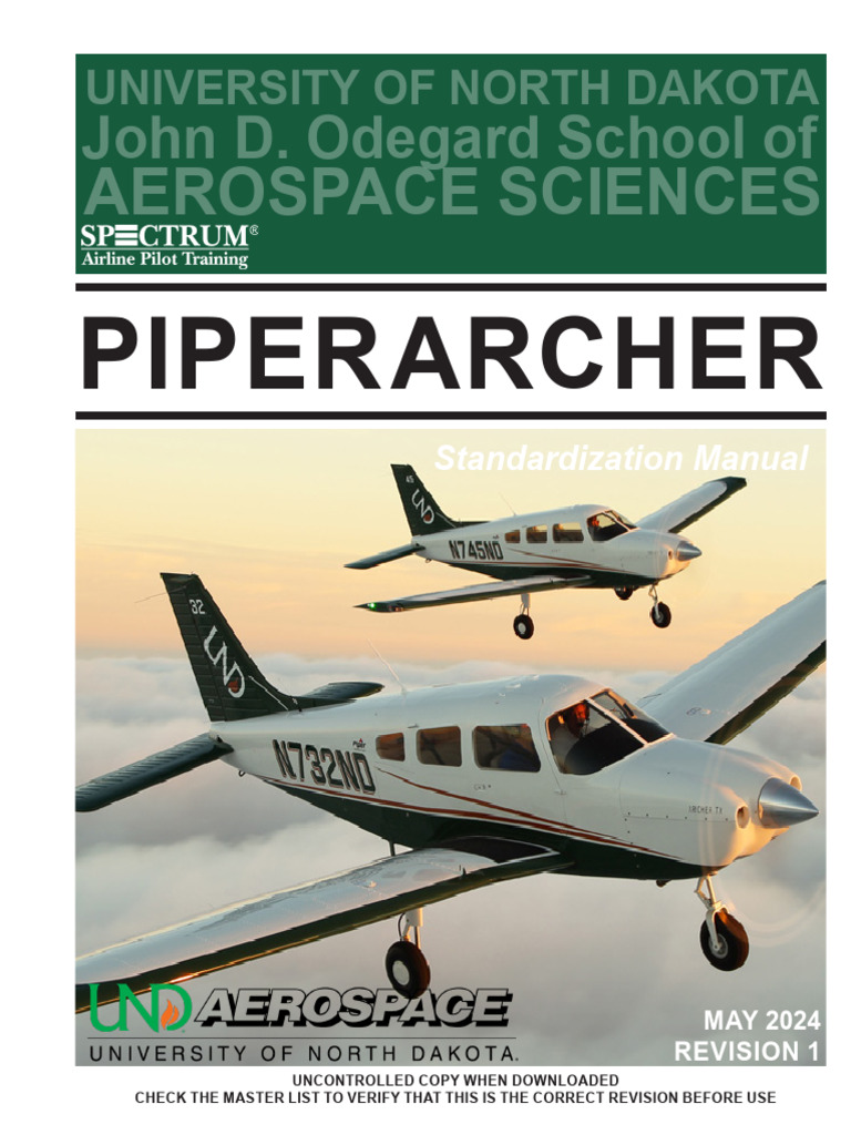 Piper Archer Standardization Manual - May 2024 Revision 1 PDF | PDF ...