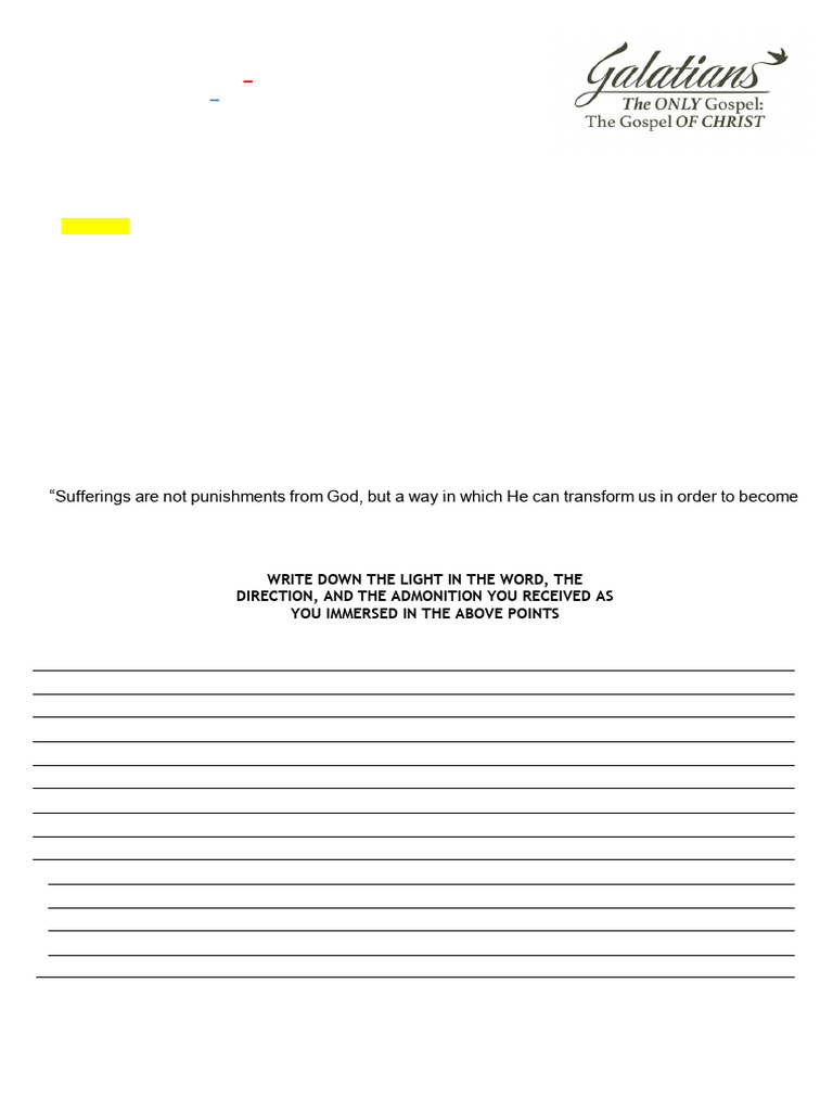 Immersion in Galatians: Faith vs. Law | PDF | Baptism | Jesus