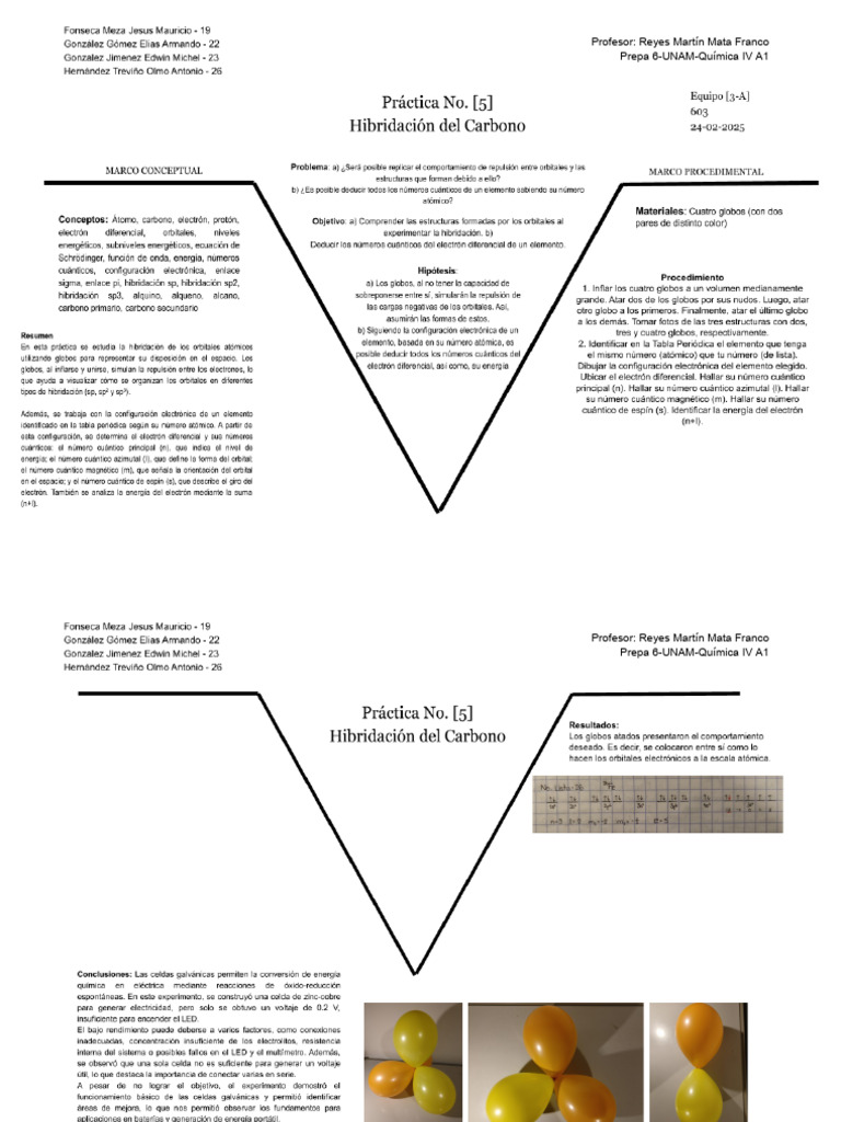 Eq 3A - PRACT5 - P6 - UNAM | PDF
